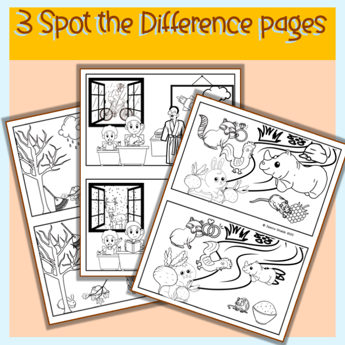 Initial R Articulation Spot the Difference Coloring Sheets | Made By ...