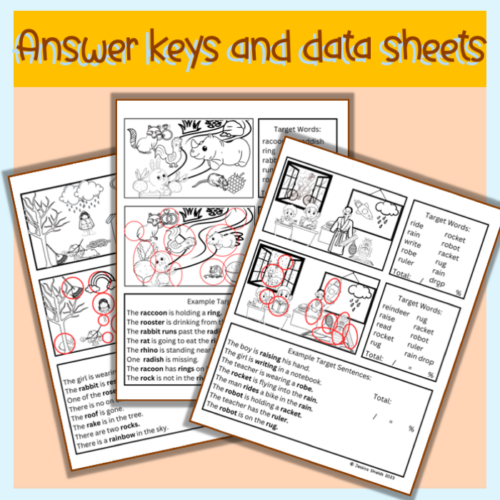 Initial R Articulation Spot the Difference Coloring Sheets | Made By ...