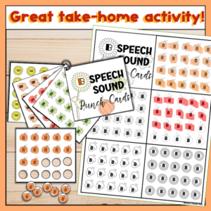 Articulation Drill Cards: Fall Theme Cards for Early, Middle, Late 8 ...