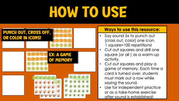 Articulation Drill Cards: Fall Theme Cards for Early, Middle, Late 8 ...