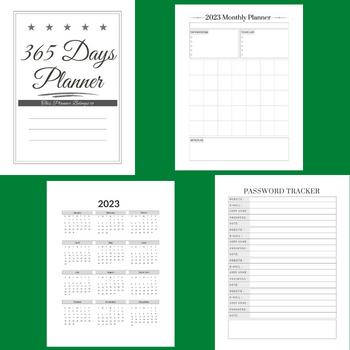 365 Days Daily Planner Canva Template | Made By Teachers