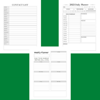 365 Days Daily Planner Canva Template | Made By Teachers