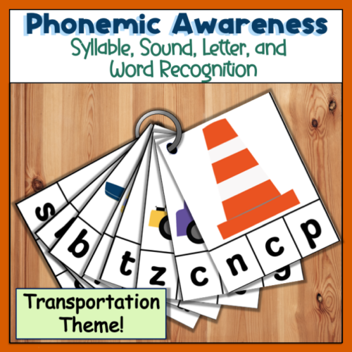 Phonemic Awareness: Syllable, Letter, and Word Recognition Clip Task ...