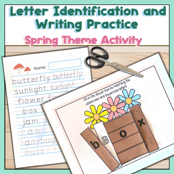 Spring Letter Recognition and Alphabet Tracing Activity | Made By Teachers