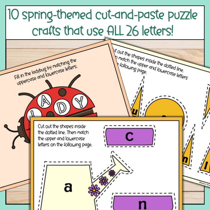 Spring Letter Recognition and Alphabet Tracing Activity | Made By Teachers