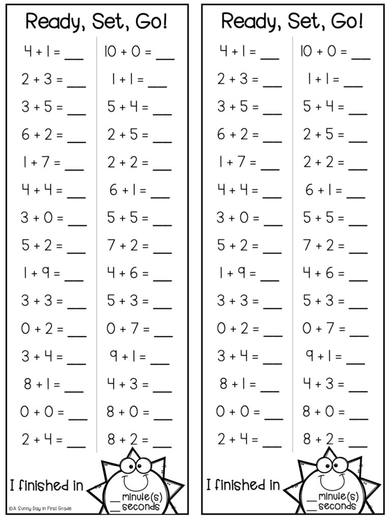 Summer Addition Practice | Made By Teachers