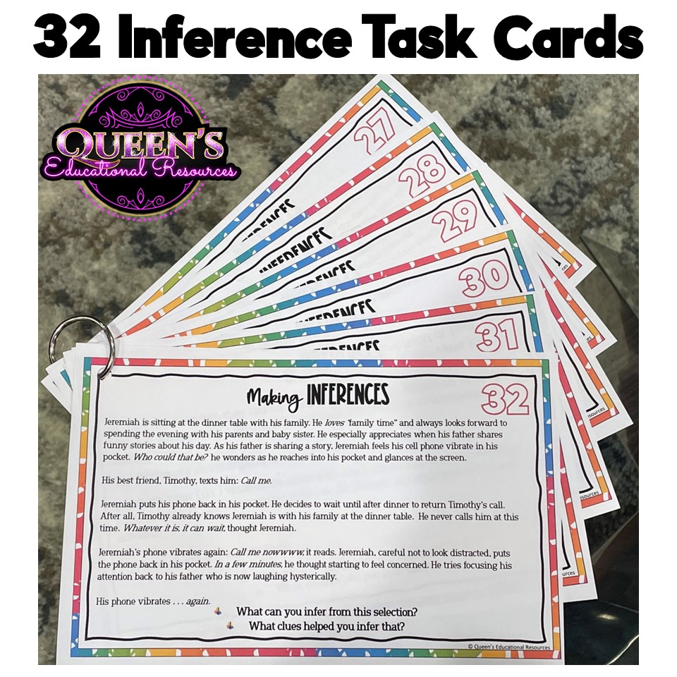 Reading Comprehension Passages and Questions Making Inferences ...