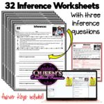 Reading Comprehension Passages and Questions Making Inferences ...