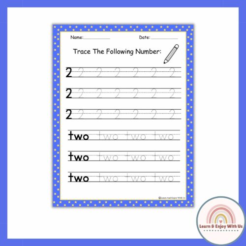 Multiple Math Activities About Number Two For Kindergarten And 1st ...