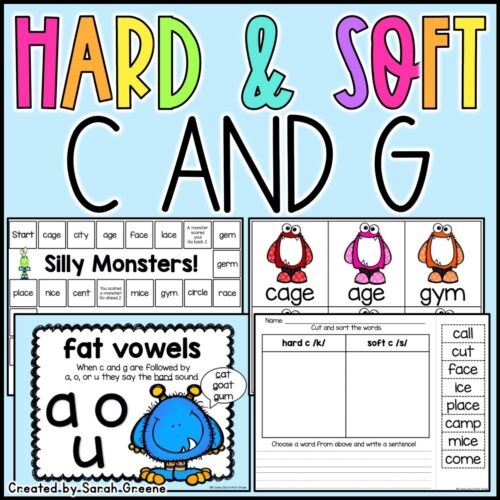 Hard and Soft C and G Printables, Center & Games | Made By Teachers