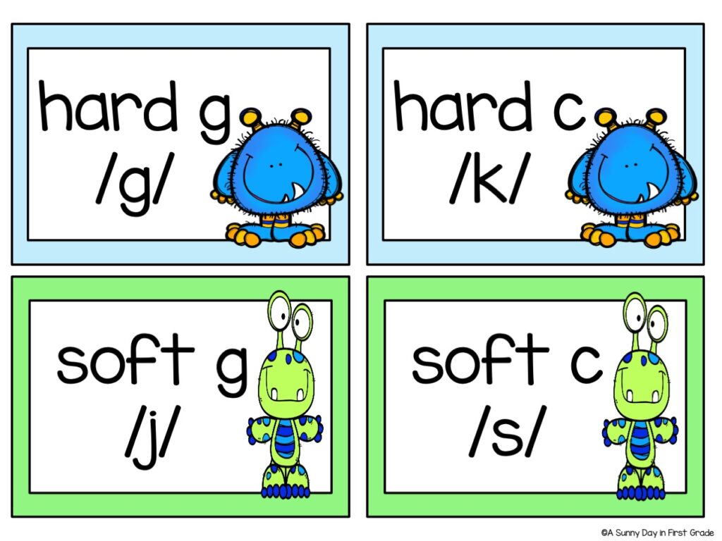 Hard and Soft C and G Printables, Center & Games | Made By Teachers
