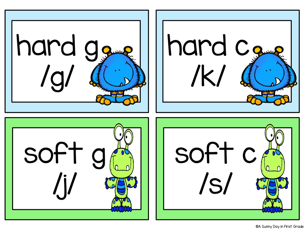 Hard and Soft C and G Printables, Center & Games | Made By Teachers