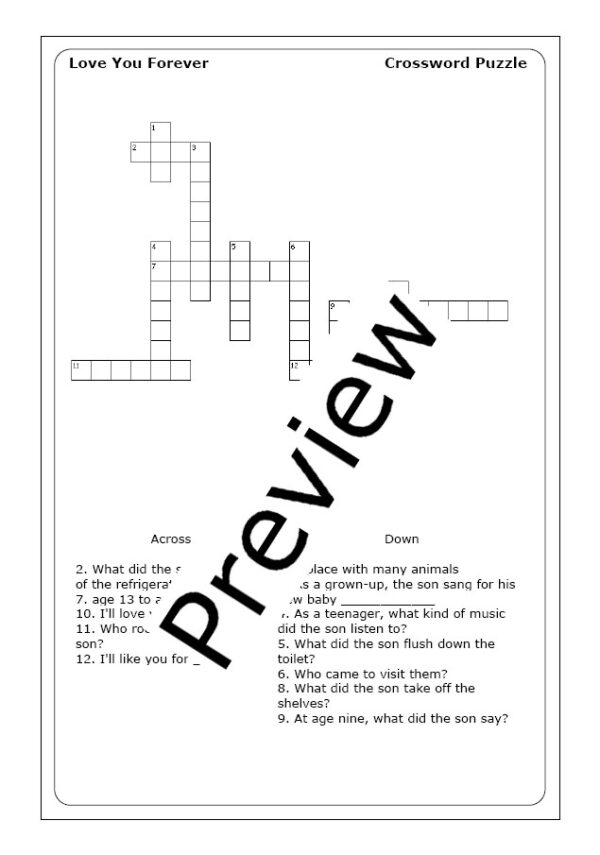 Robert Munsch "Love You Forever" worksheets | Made By Teachers