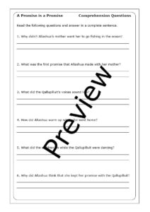 Robert Munsch "A Promise is a Promise" worksheets | Made By Teachers