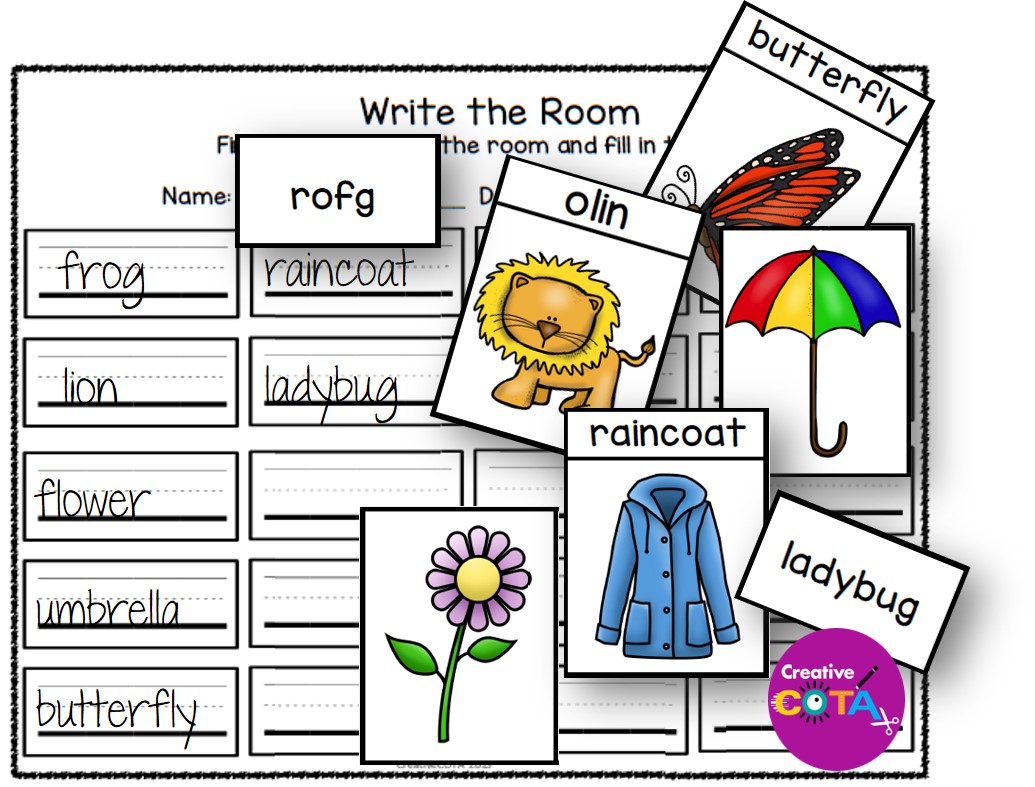 Spring Writing Center Activity Scoot Write the Room | Made By Teachers