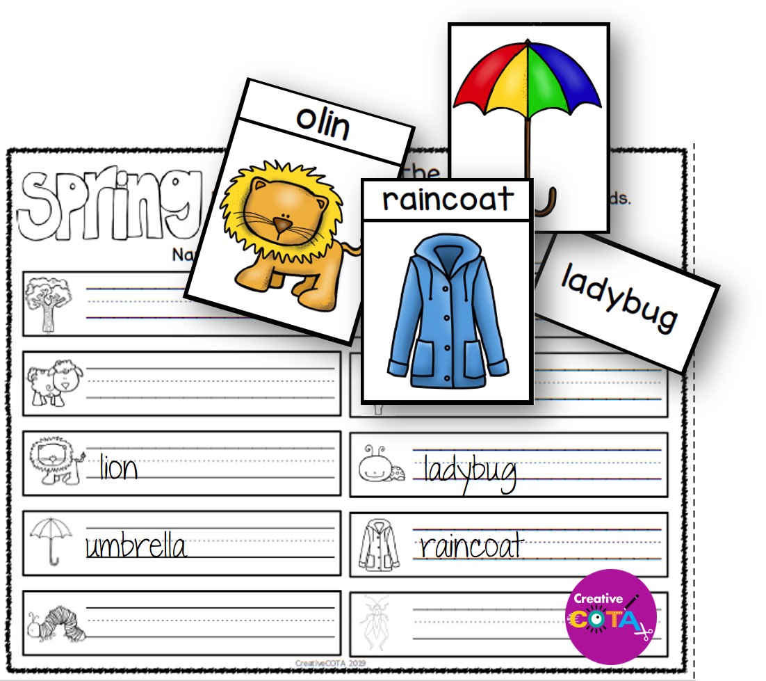 Spring Writing Center Activity Scoot Write the Room | Made By Teachers