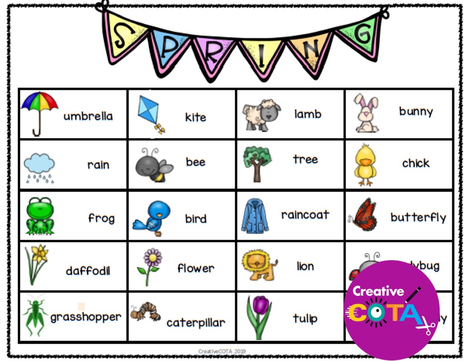 Spring Writing Center Activity Scoot Write the Room | Made By Teachers