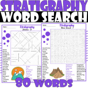 Stratigraphy Word Search Puzzle , Stratigraphy Word Search Activities ...