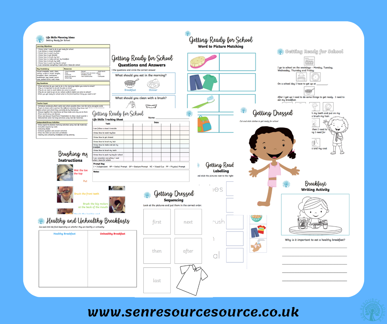 Functional Life Skills - Getting Ready for School | Made By Teachers