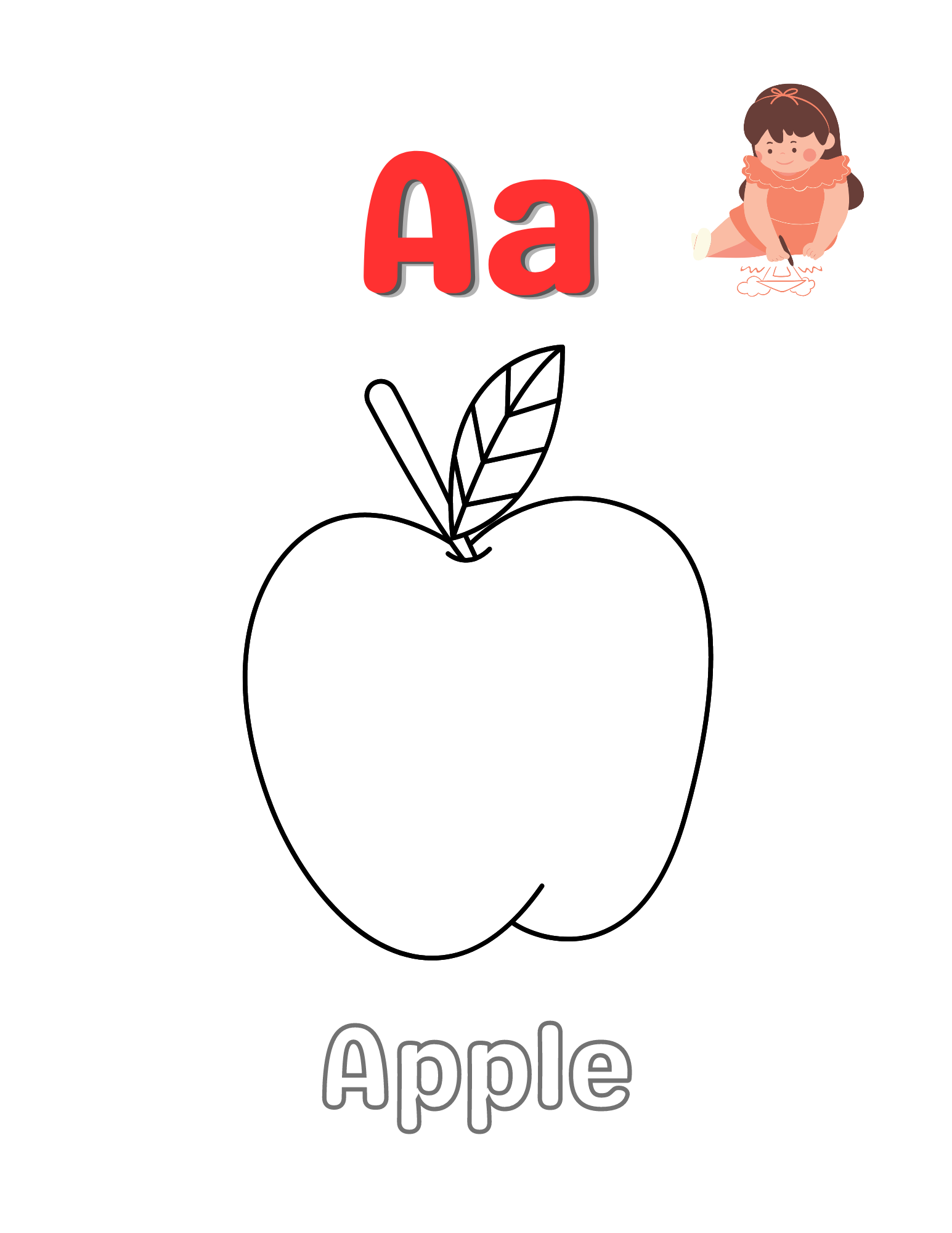 ♥♥Alphabet Coloring Book For Kids 2-5 Years♥♥. | Made By Teachers
