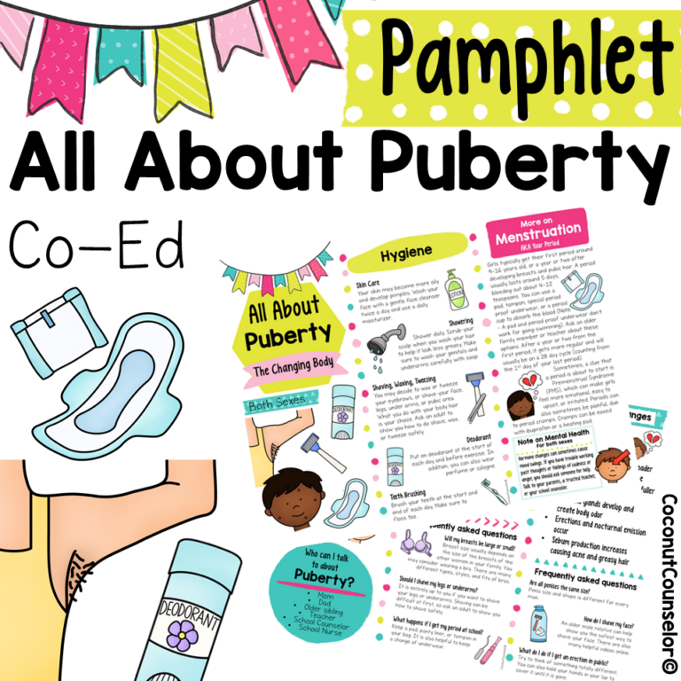 Puberty Pamphlet and Brochure | Made By Teachers