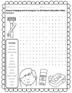 Puberty Lesson and Pamphlet Bundle | Made By Teachers