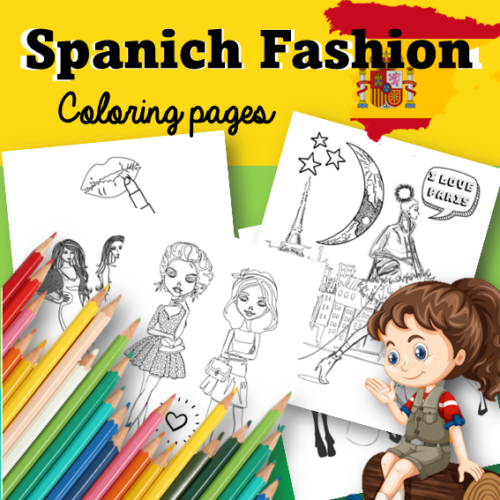 Unleash Your Inner Fashion Designer with 42 Pages of Spanish Fashion ...