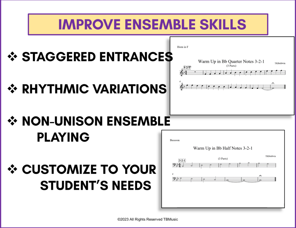 Band Warm Up | Made By Teachers