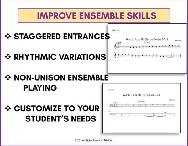Band Warm Up | Made By Teachers