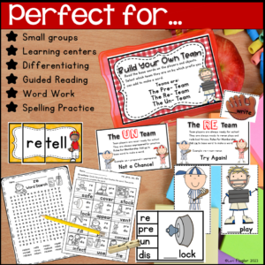 Prefixes- re, pre, un, dis Word Work Activities | Made By Teachers