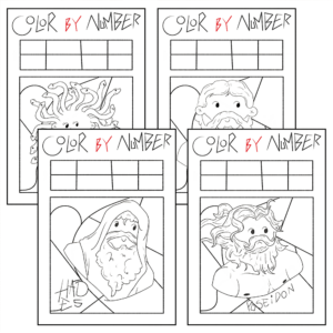 Norse Mythology Editable Color By Code Worksheet Activity, Color By ...