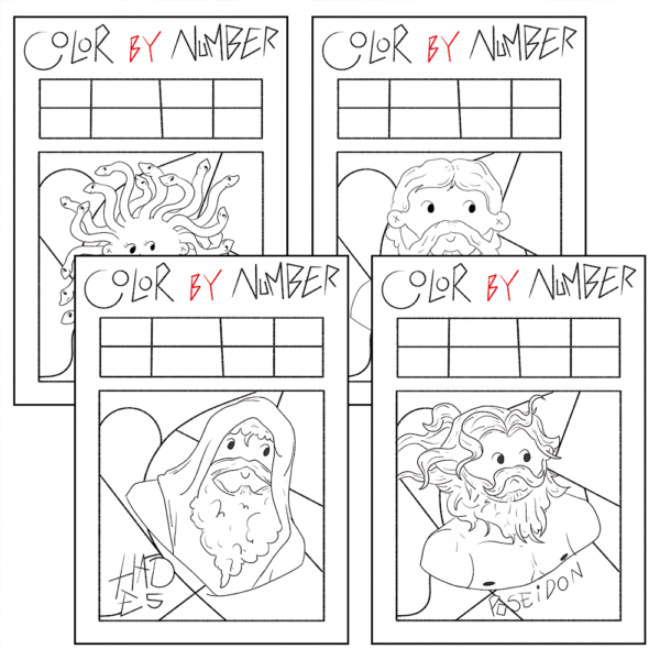 Norse Mythology Editable Color By Code Worksheet Activity, Color By ...