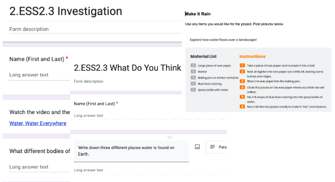 2nd Grade Earth's Water 2.ESS2.3 Activities | Made By Teachers