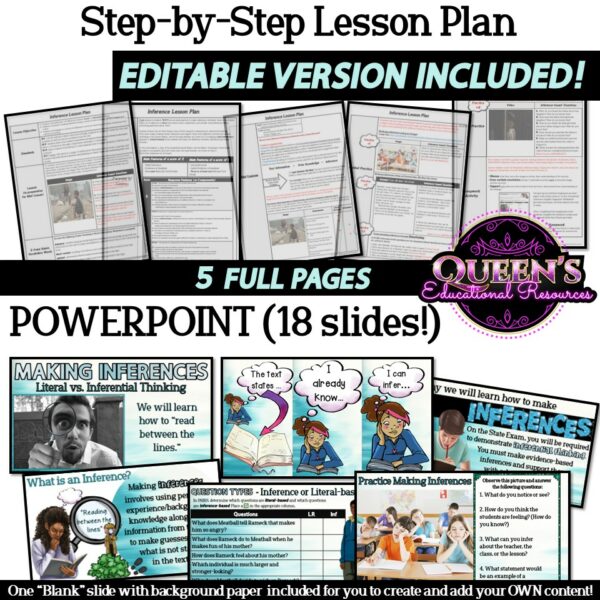 Making Inferences Lesson Plan and PowerPoint Packet | Made By Teachers