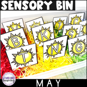 May Sensory Bin for Early Elementary - Spring Sensory Bin - May Sensory ...