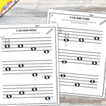 Triad Chord Building Worksheet Bundle for Music Centers, Piano ...