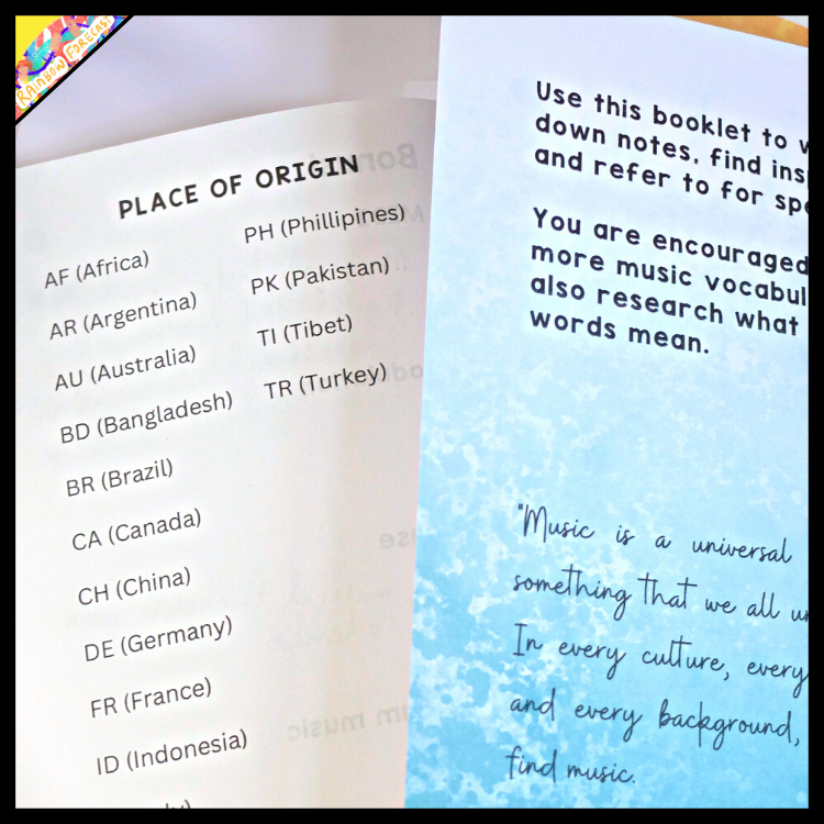 Rainbow Themed Bunting Orchestra Instruments for Music Band Rooms ...