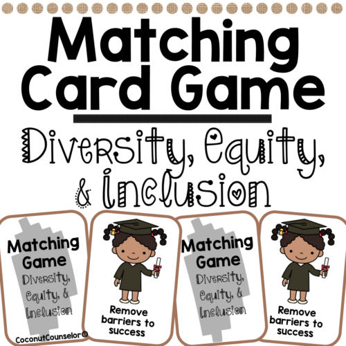 Diversity Equity Inclusion Matching Card Game | Made By Teachers