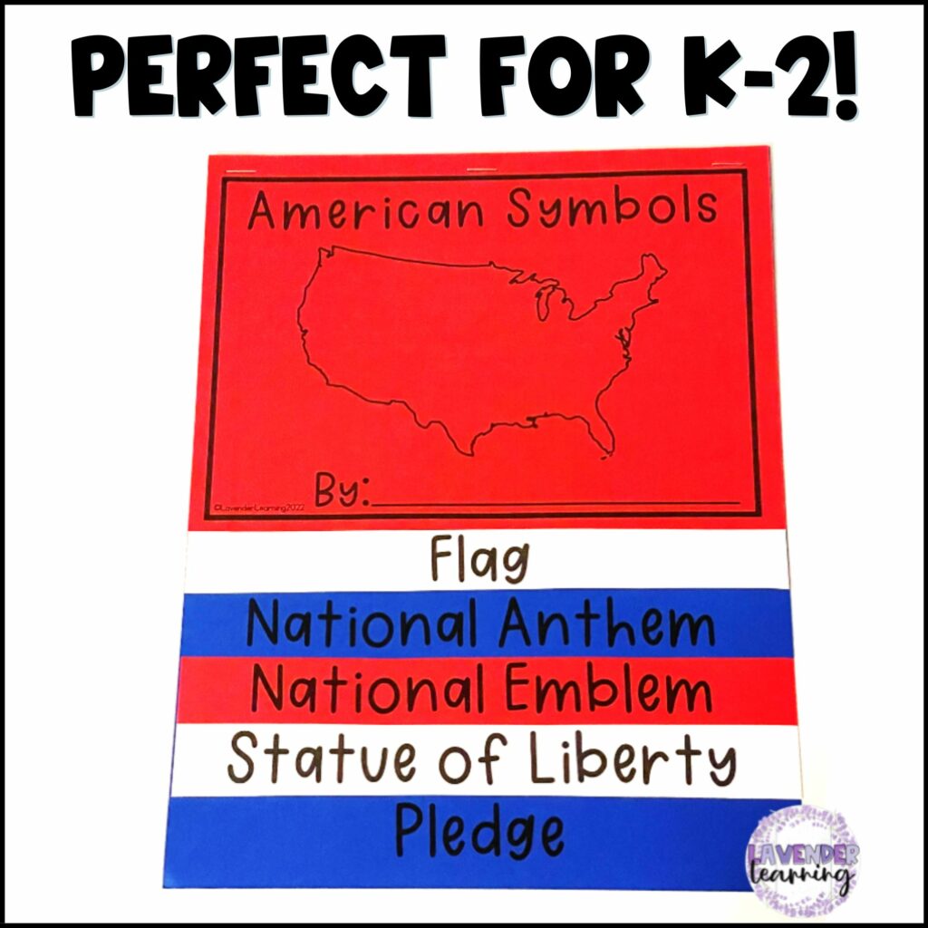 American Symbols Flip Book | Made By Teachers