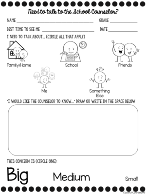 School Counselor Referral Forms | Made By Teachers