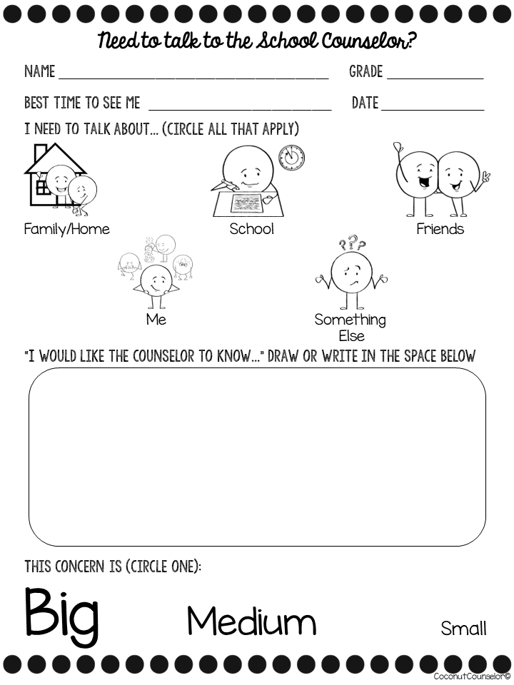 School Counselor Referral Forms | Made By Teachers