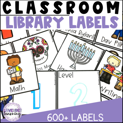 Editable Book Bin Labels for Classroom Library - Classroom Library ...