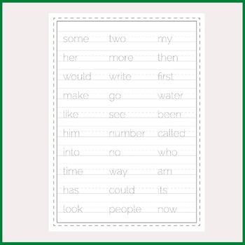 Practice Tracing 100 Sight Words | Made By Teachers