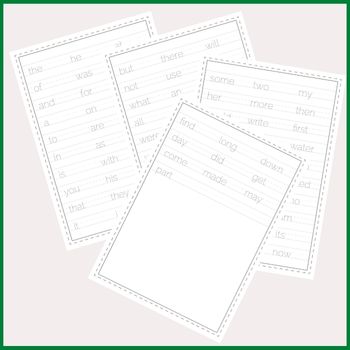 Practice Tracing 100 Sight Words | Made By Teachers