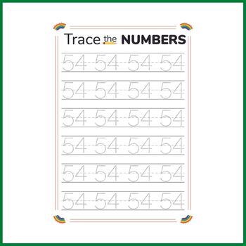Kindergarten Tracing Worksheets 0-100 | Made By Teachers