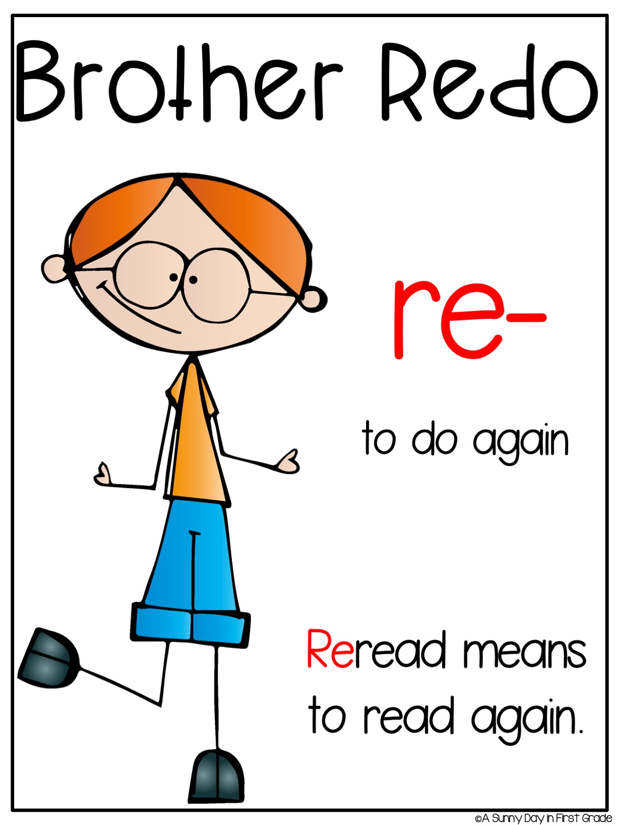 Prefixes UN- & RE- Printables, Center & Games | Made By Teachers