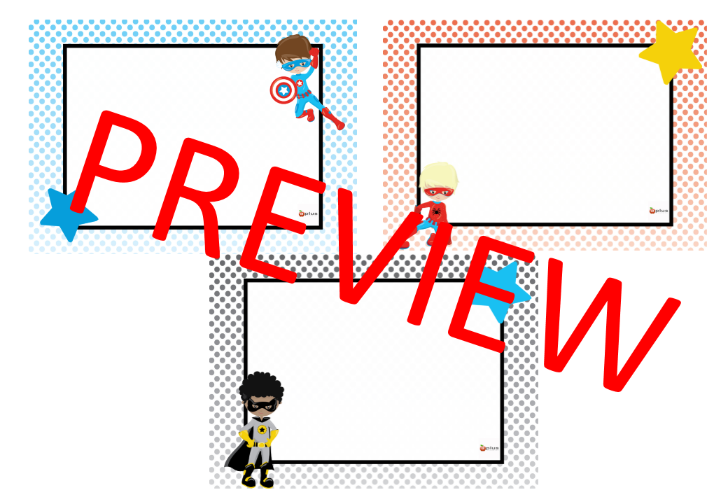 Superhero Theme Folder, Journal, and Notebook Labels Editable | Made By ...