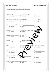 Robert Munsch "Get Out of Bed!" worksheets | Made By Teachers