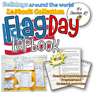 Flag Day Lapbook with Reading Comprehension Activities | Made By Teachers