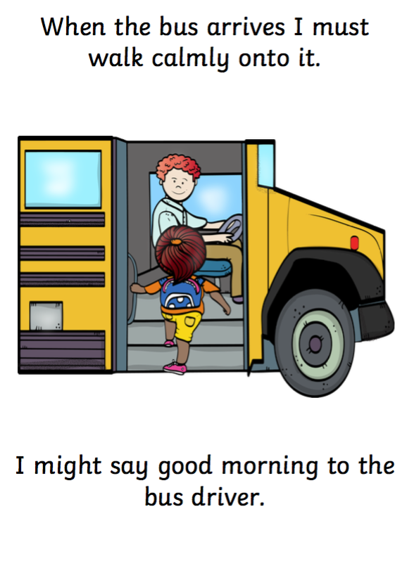 Riding the Bus to School Social Story | Made By Teachers